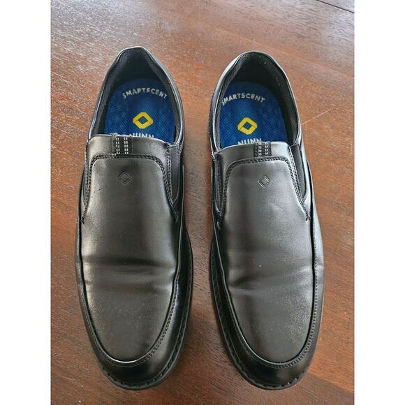 Nunn Bush | Shoes | Nunn Bush Wade Work Moc Toe Slipon Shoes Black Mens ...